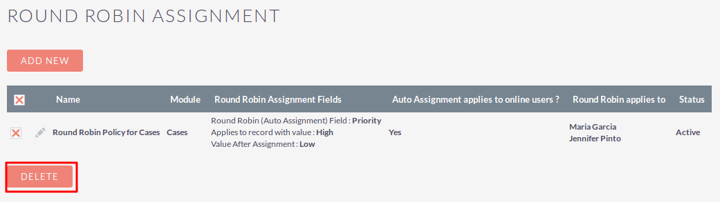 User Guide | Round Robin Assignment
